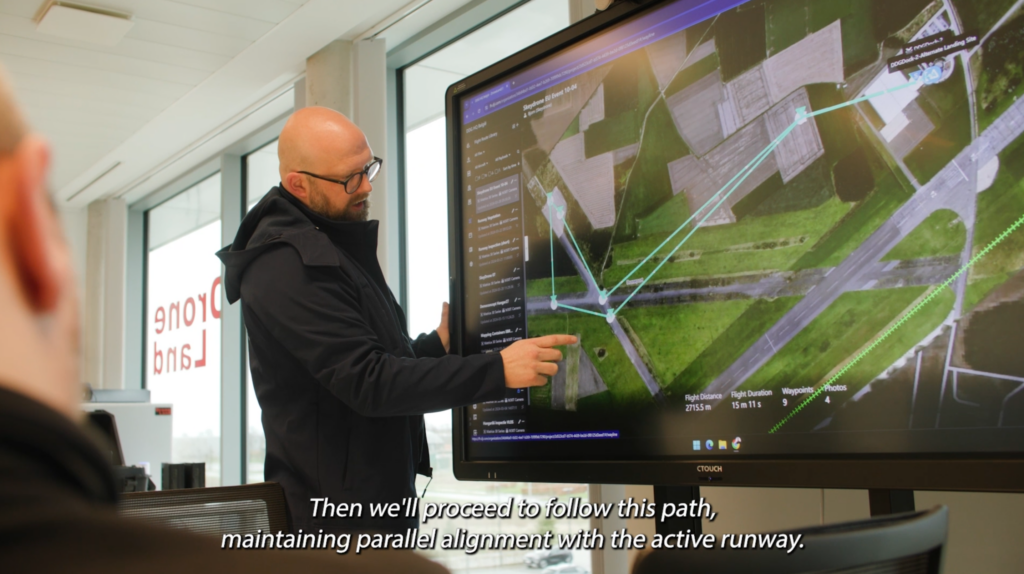 First automated BVLOS drone flight at DronePort with perimeter ...