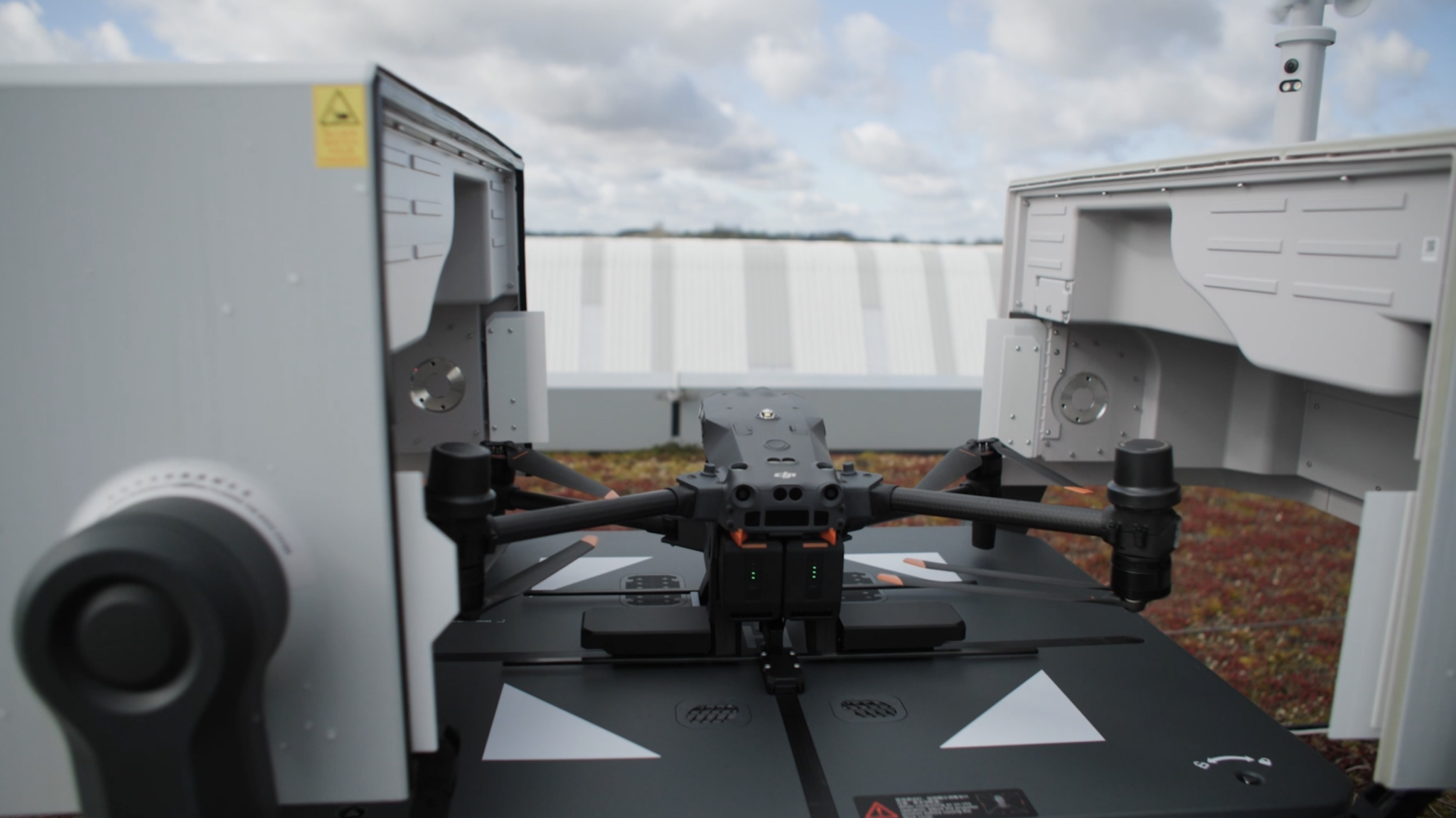 First automated BVLOS drone flight at DronePort with perimeter ...